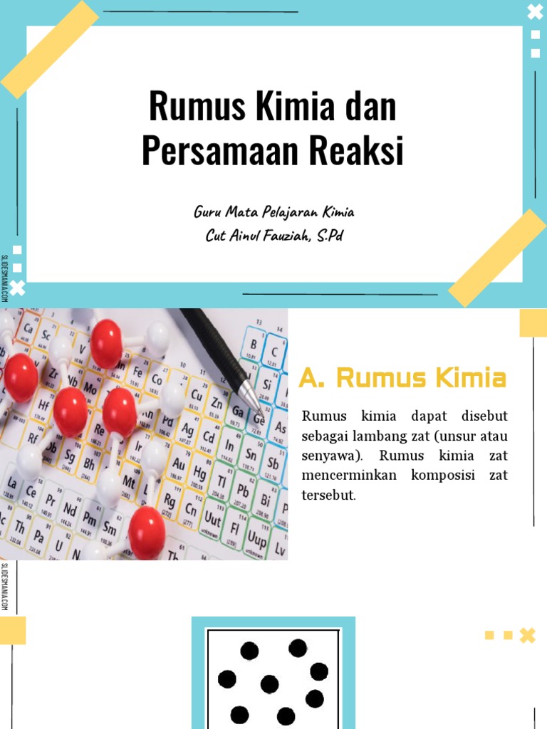 5 - Rumus Kimia Dan Persamaan Kimia | PDF | Sains & Matematika