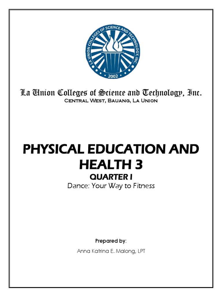 Cover Page - Pe 3 | PDF