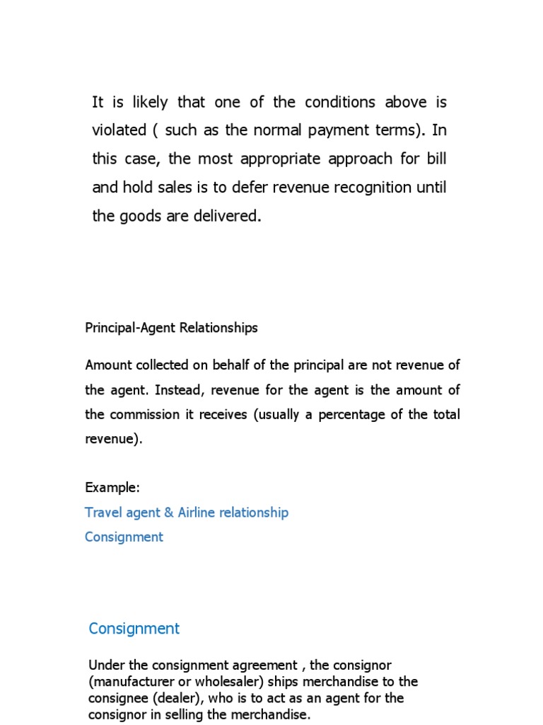 Principal Agent Relationships | PDF