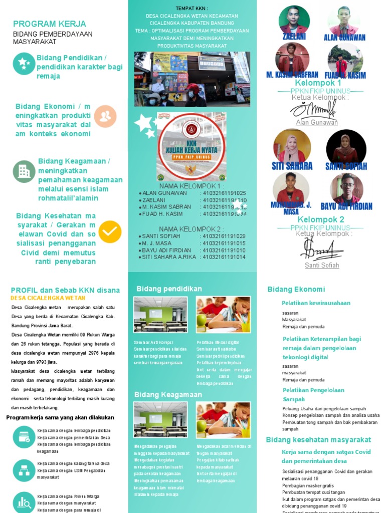 Program Kerja KKN | PDF