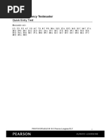 King Devick Score Sheet | PDF | Leisure