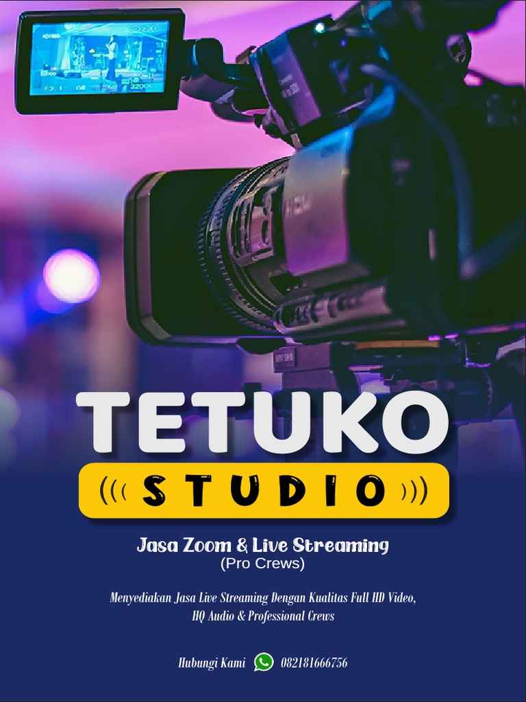 Jasa Zoom Dan Live Streaming | PDF