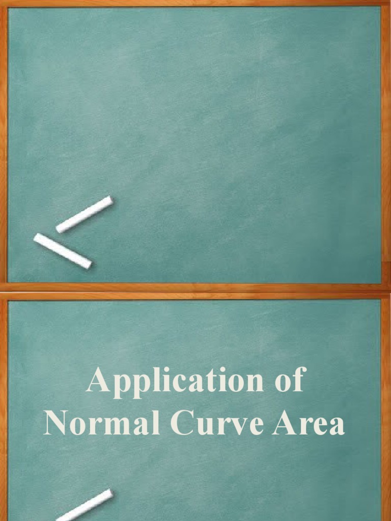 Application of Normal Curve Area 2 | PDF | Standard Score | Normal ...
