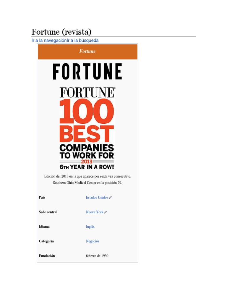 [TITULO] La historia y evolución de la revista Fortune, un ícono de los ...