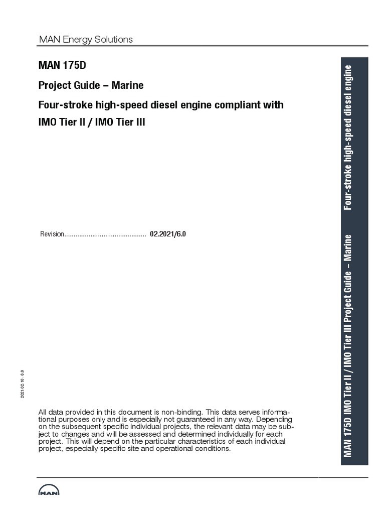 Man 175d Imo Tier II Imo Tier III Marine | PDF | Engines | Diesel Engine