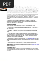 Unaccompanied Minor Form | PDF
