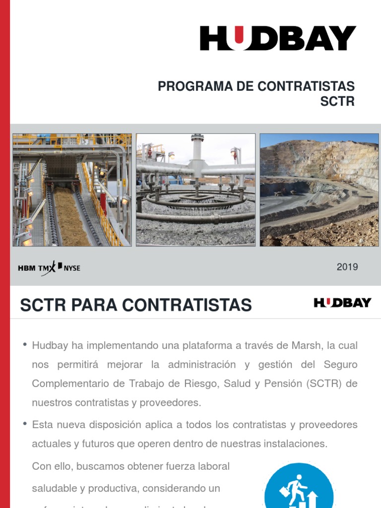 Programa Contratistas SCTR | PDF | Póliza de seguros | Seguro