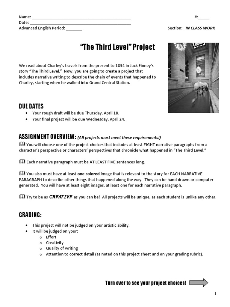 The Third Level Project - Advanced 12-13 | PDF | Microsoft Power Point