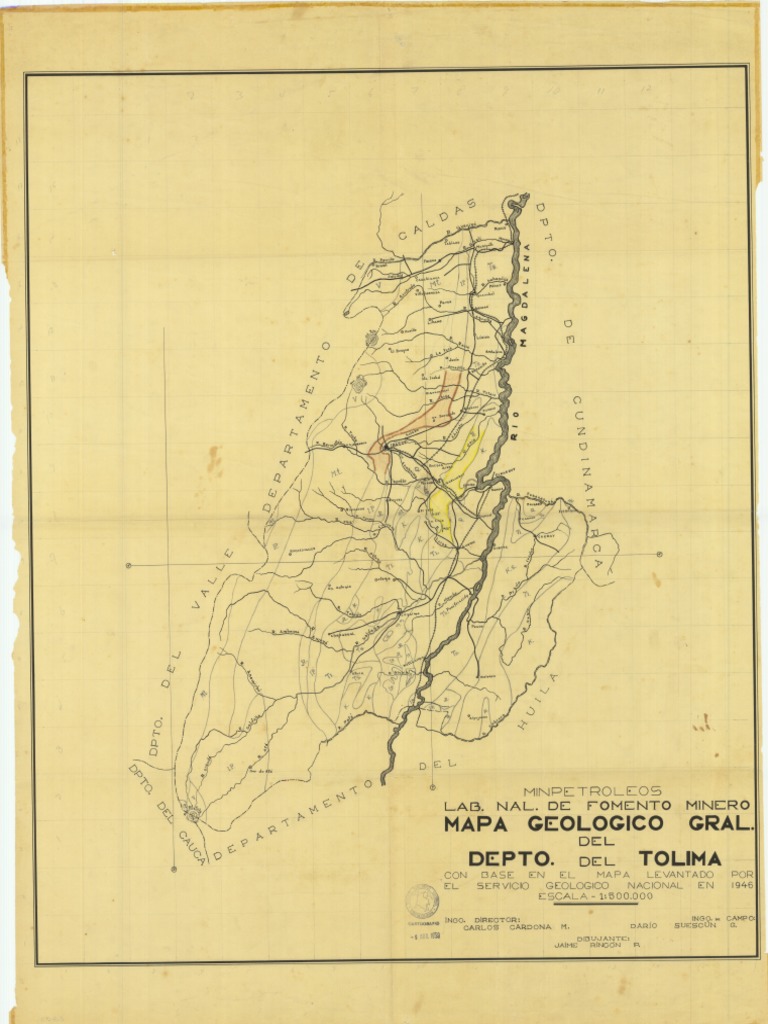 Mapa Tolima (1946) | PDF