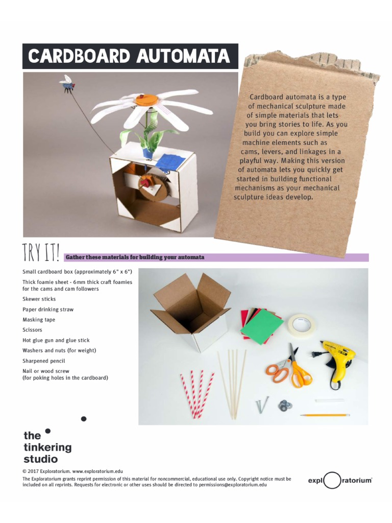Guide - Automata - 02 - Cardboard - Automata - Guide - Final - Screen | PDF