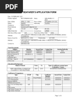 SEAMAN EMPLOYMENT APPLICATION FORM - Blank | PDF | Sailor | Shipping