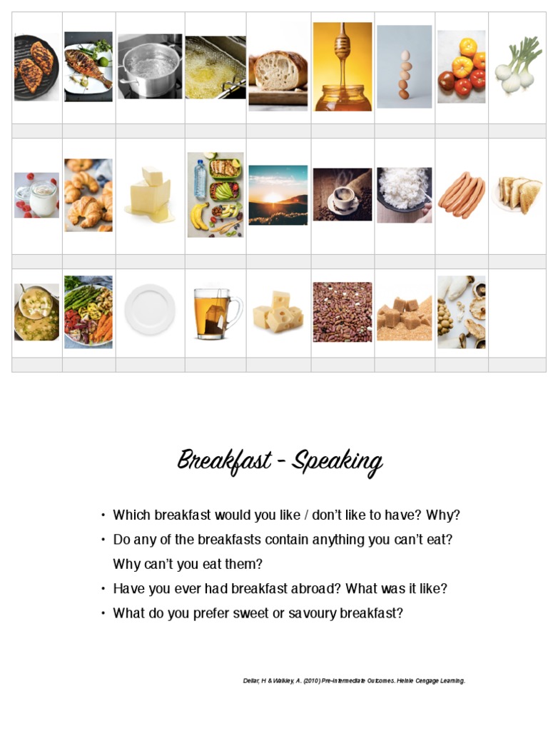 Breakfast Preferences and Fussy Eating Quiz | PDF