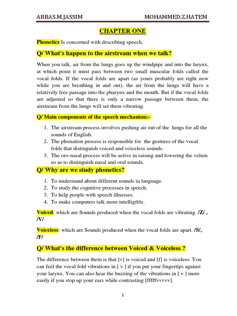 Final Exam Phonetics | PDF | Stress (Linguistics) | Phoneme