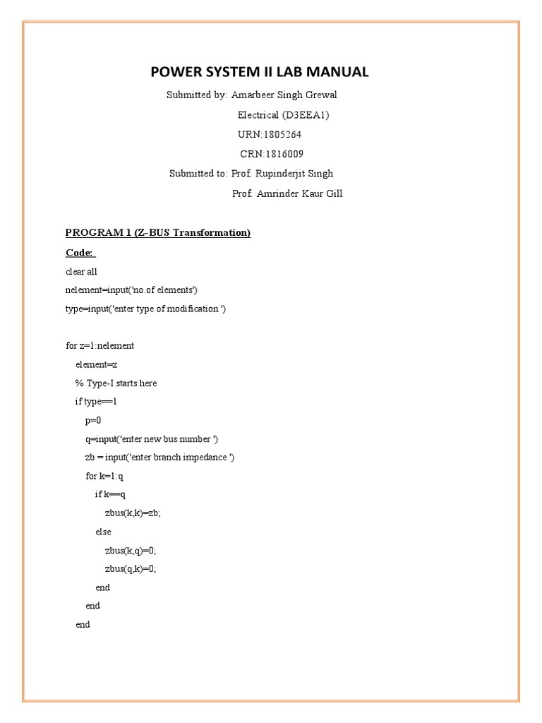 PS Ii Lab Manual | PDF | Numerical Analysis | Mathematics