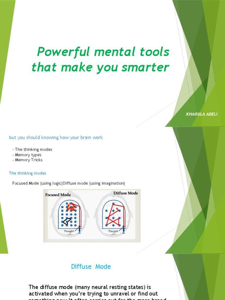 Enhance Intelligence with Mental Tools | PDF