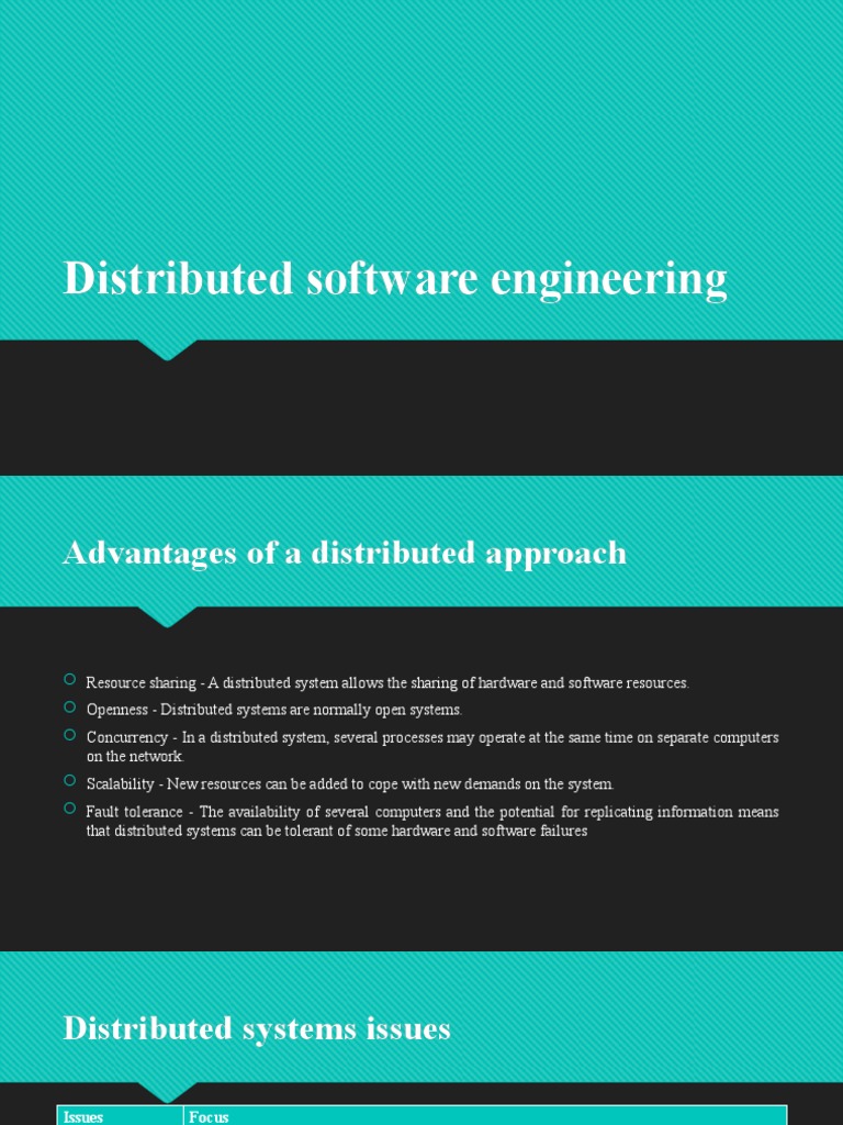 Distributed Software Engineering | Descargar gratis PDF | Client–Server ... Distributed Software Engineering | Descargar gratis PDF | Client–Server ...