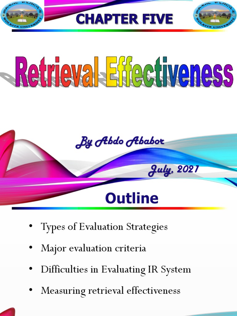 Evaluating Information Retrieval Systems | PDF | Information Retrieval ...