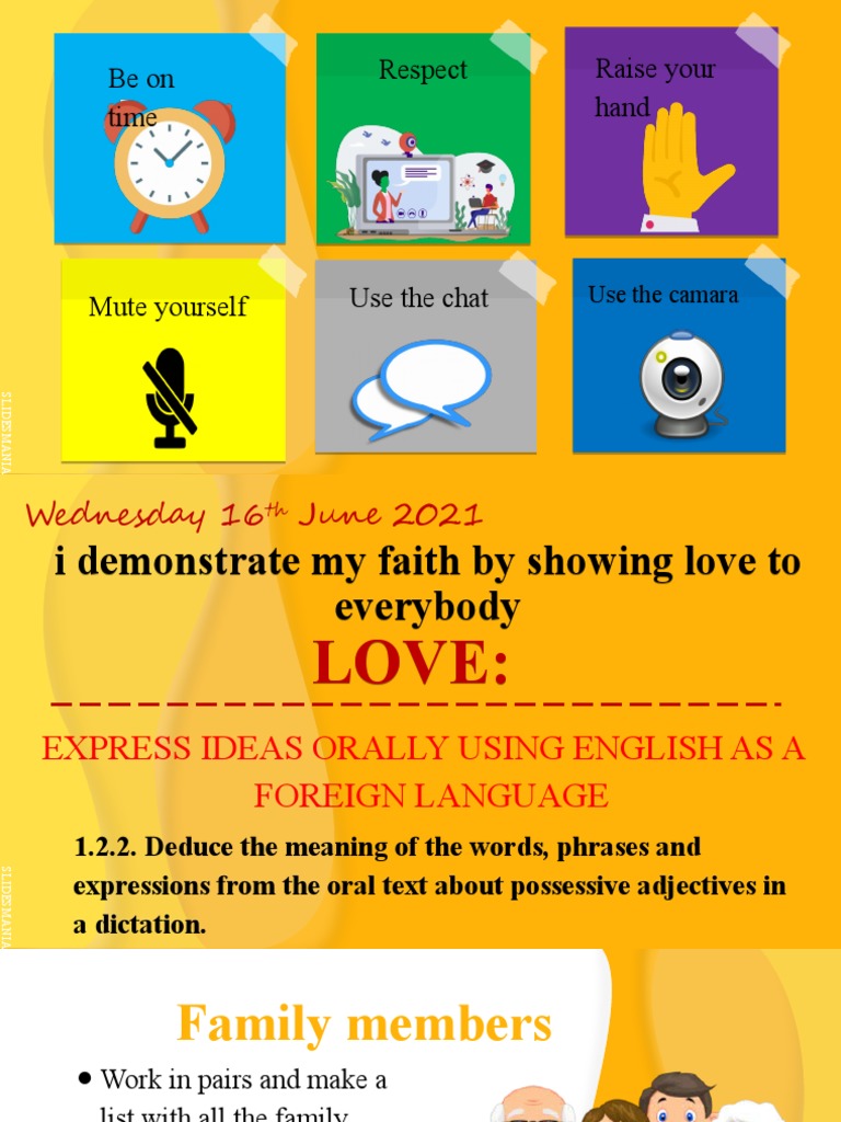Teaching Possessive Adjectives in English | PDF | Grandparent | Lisa ...