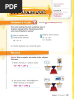 Grade 4 Math Unit 6 Practice Book | PDF