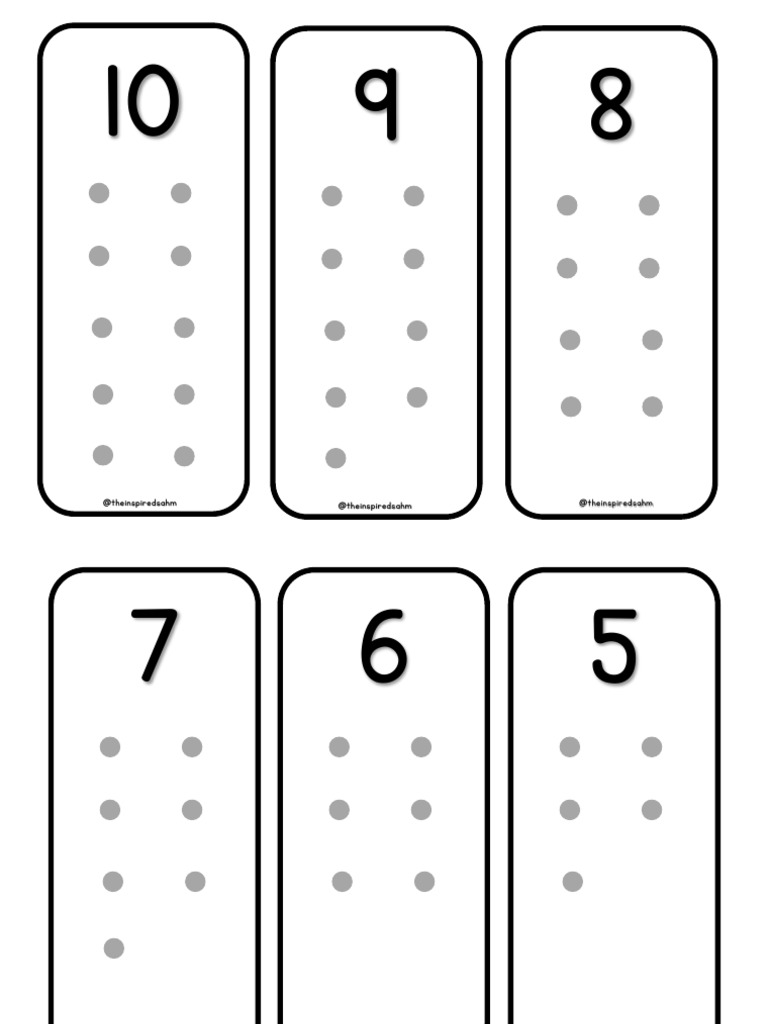 Counting Mats FREE Printable | PDF