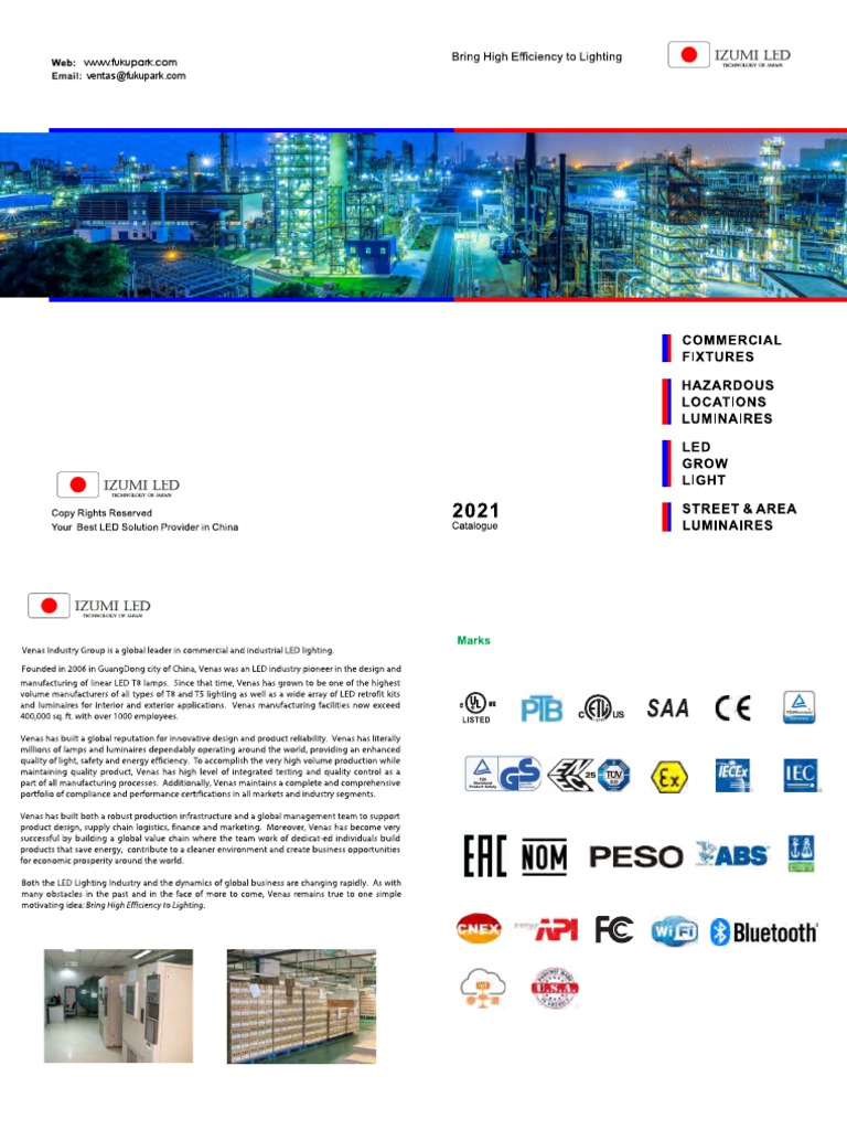 Catalogue Izumi 2021 | PDF | Lighting | Vacuum Tube