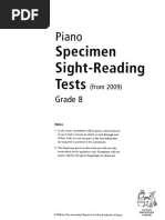 ABRSM Aural Skills - Grade 8 | PDF