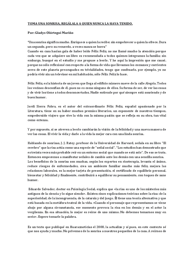 La Risa En Estos Tiempos Pdf La Risa Cognición
