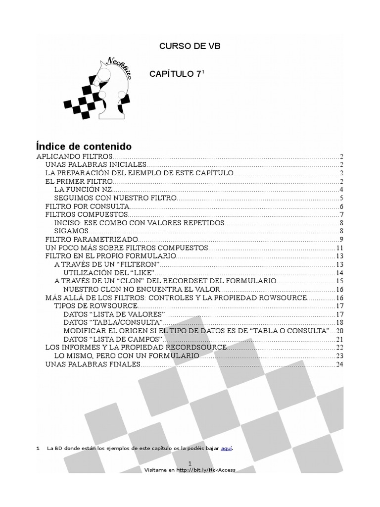 Curso VB07 | PDF | SQL | Ingeniería de software