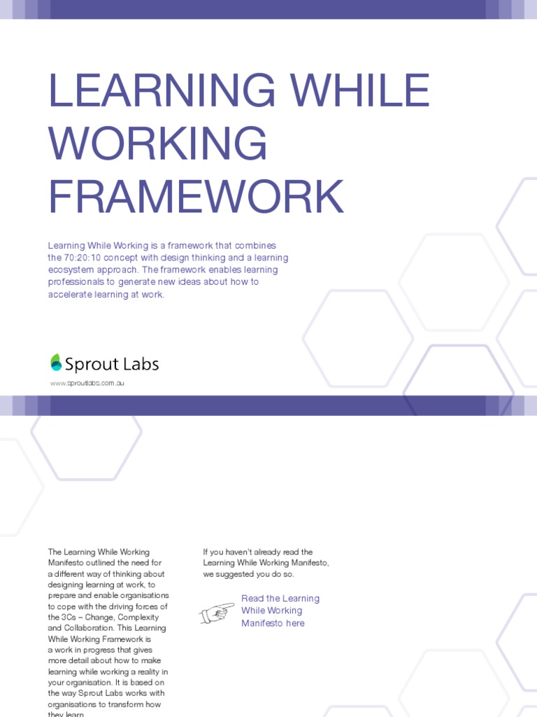 Learning While Working Framework | PDF | Design Thinking | Learning