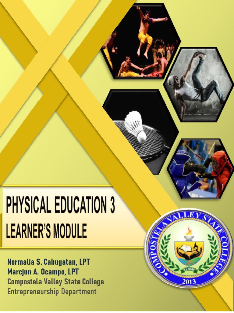 Physical Education 3 - Entrepreneurship Department Compostela Valley ...