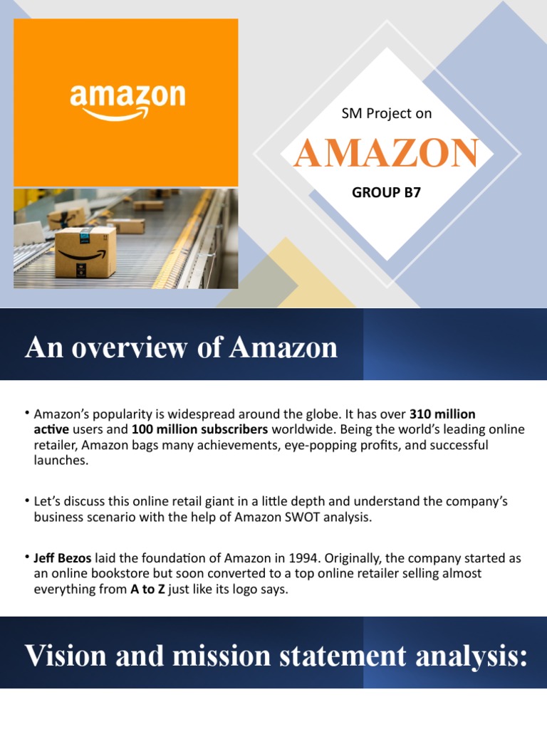 Strategic Management of Amazon | PDF | Counterfeit | Strategic Management