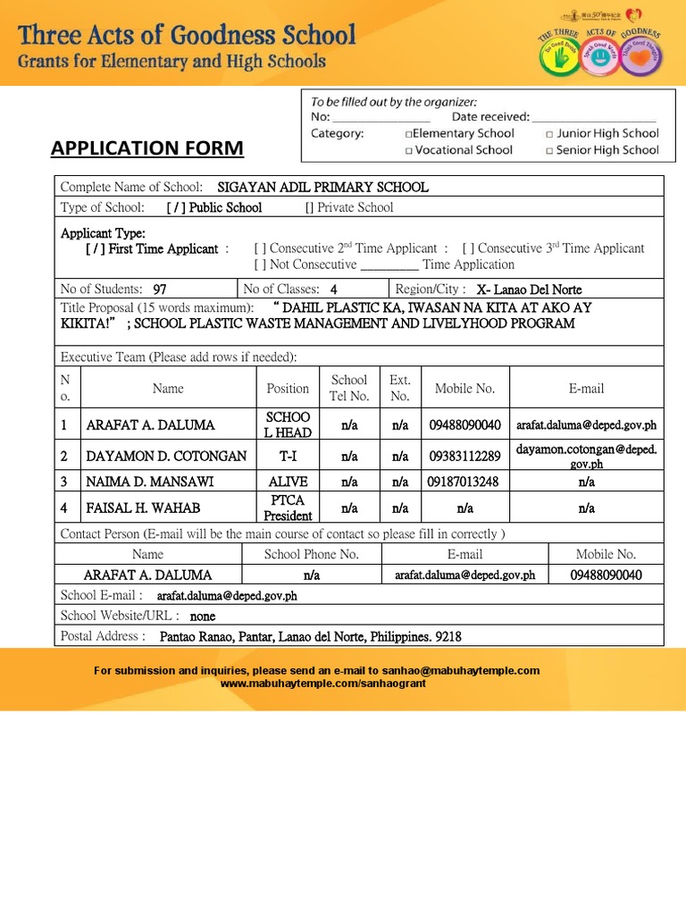 Application Form: Arafat - Daluma@deped - Gov.ph @deped. Gov - PH | PDF ...