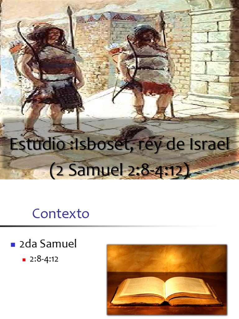 28 Isboset Rey de Israel | PDF | David | Saulo