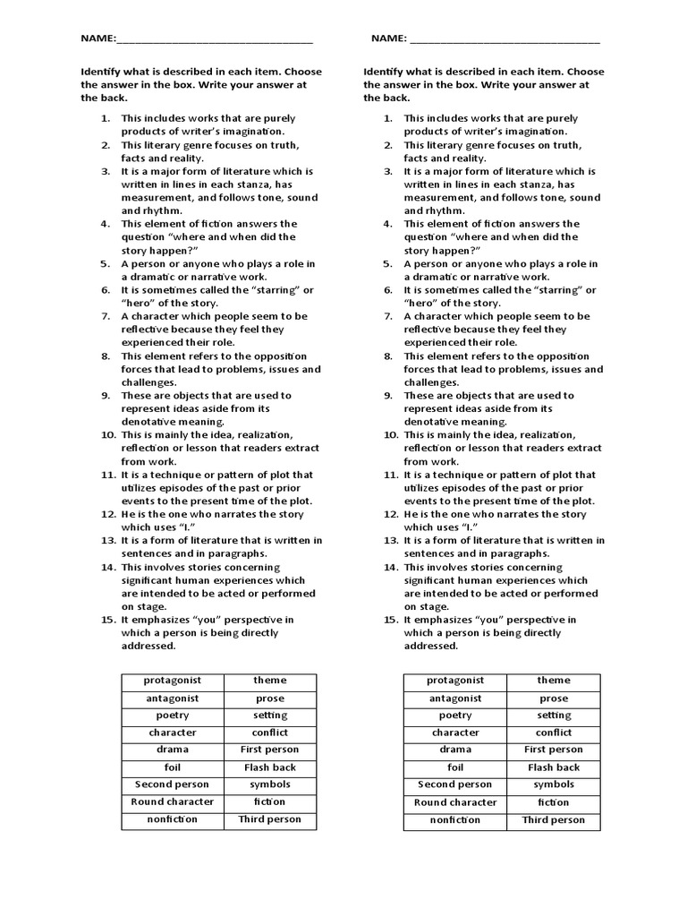 21st Quiz | PDF | Plot (Narrative) | Writing