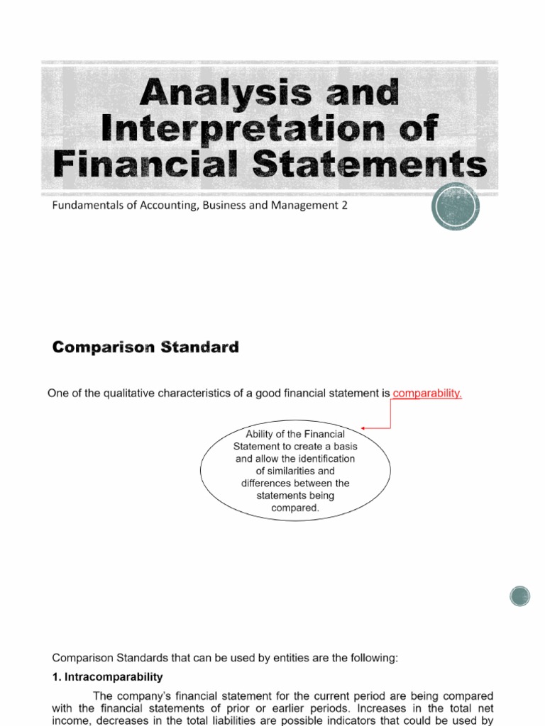 FM - Analysis of Financial Statements | PDF