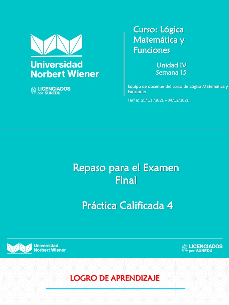 Unidad 4 - Semana 15 - 2021 - 2 | PDF