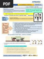 Ficha Actividad Estud. 1°2° | PDF | Bailes | Ritmo