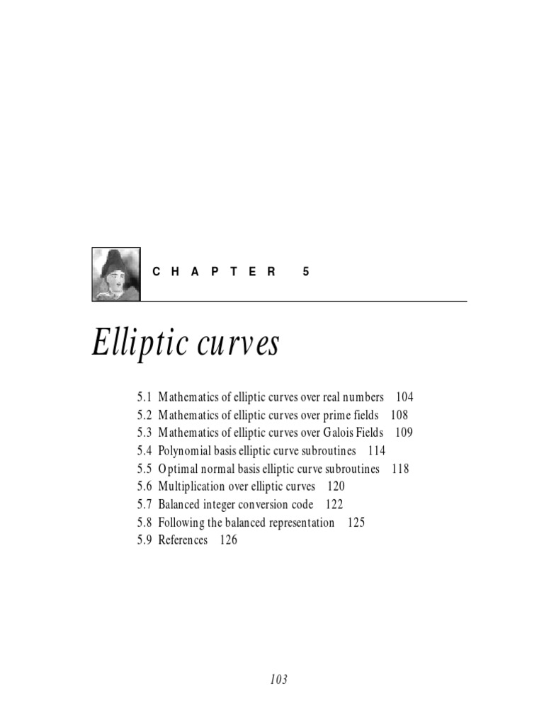 Elliptic Curves: C H A P T E R 5 | PDF | Field (Mathematics) | Factorization