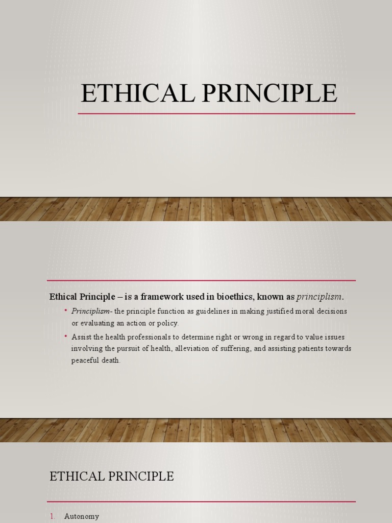 Ethical Principle | PDF | Informed Consent | Confidentiality