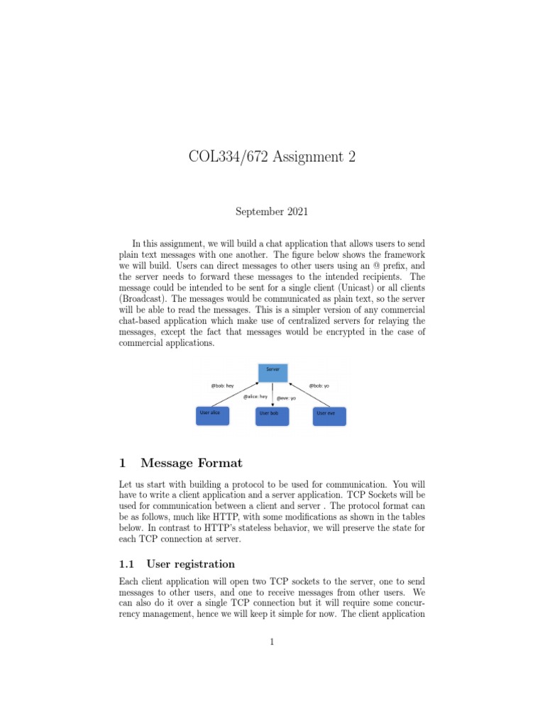 COL334 Assignment 2 Final | PDF | Transmission Control Protocol | Hypertext Transfer Protocol