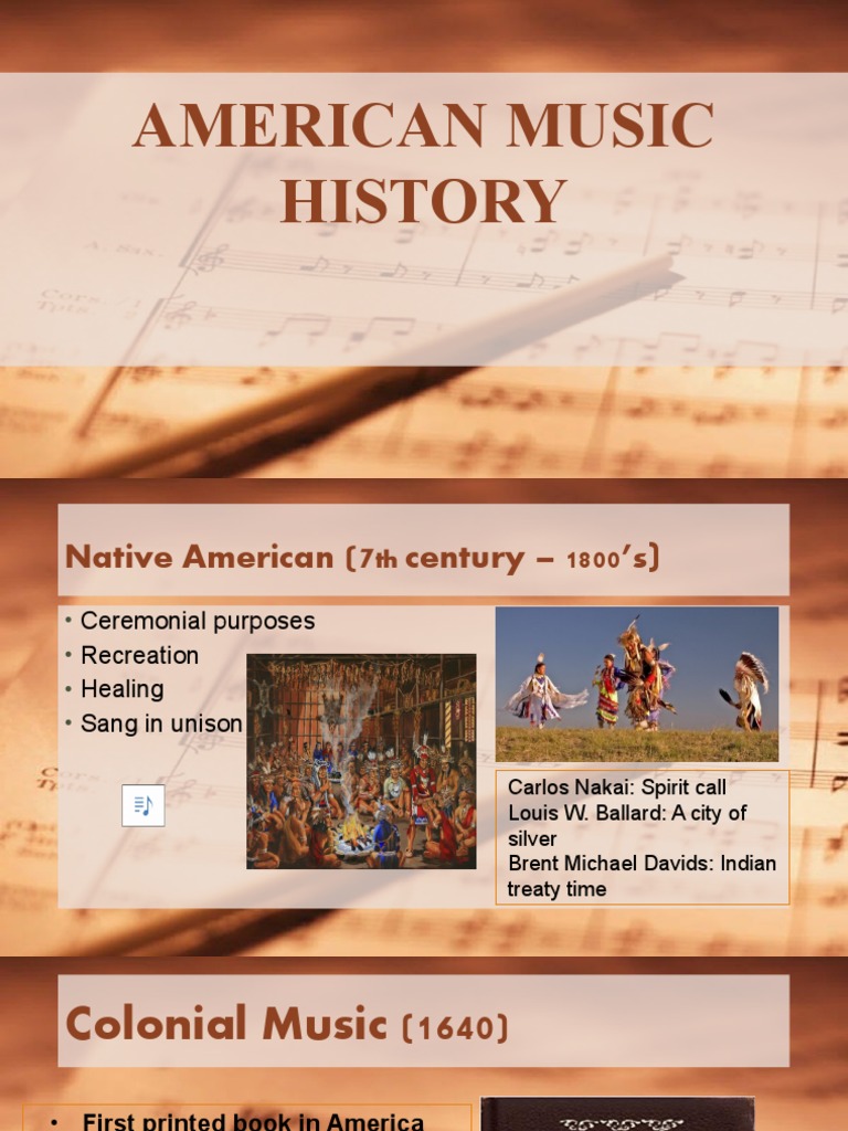 History of American Music Overview | PDF | Rock Music | Rock And Roll