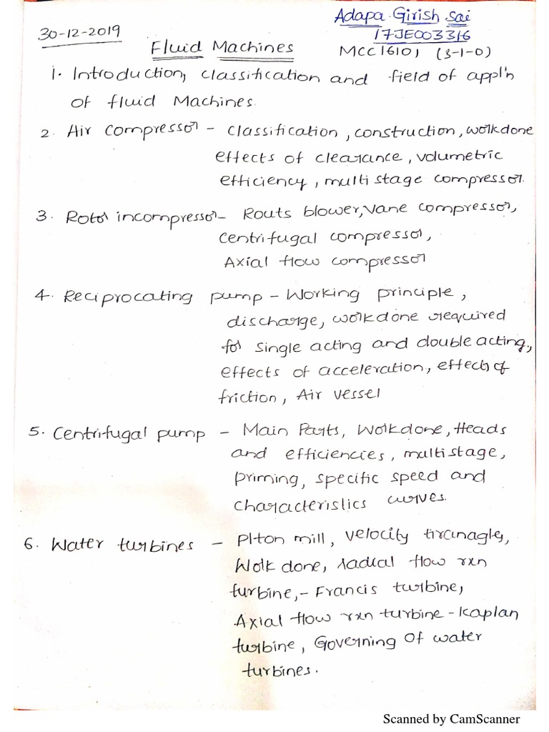 Fluid Machines | PDF