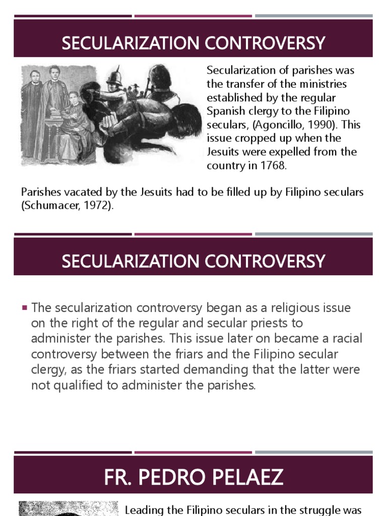 Secularization Controversy | PDF | Philippines | Spanish Empire