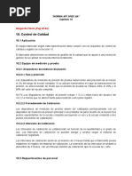 Especificación API 5B: Roscas y Inspección | PDF | Pulgada | Medición