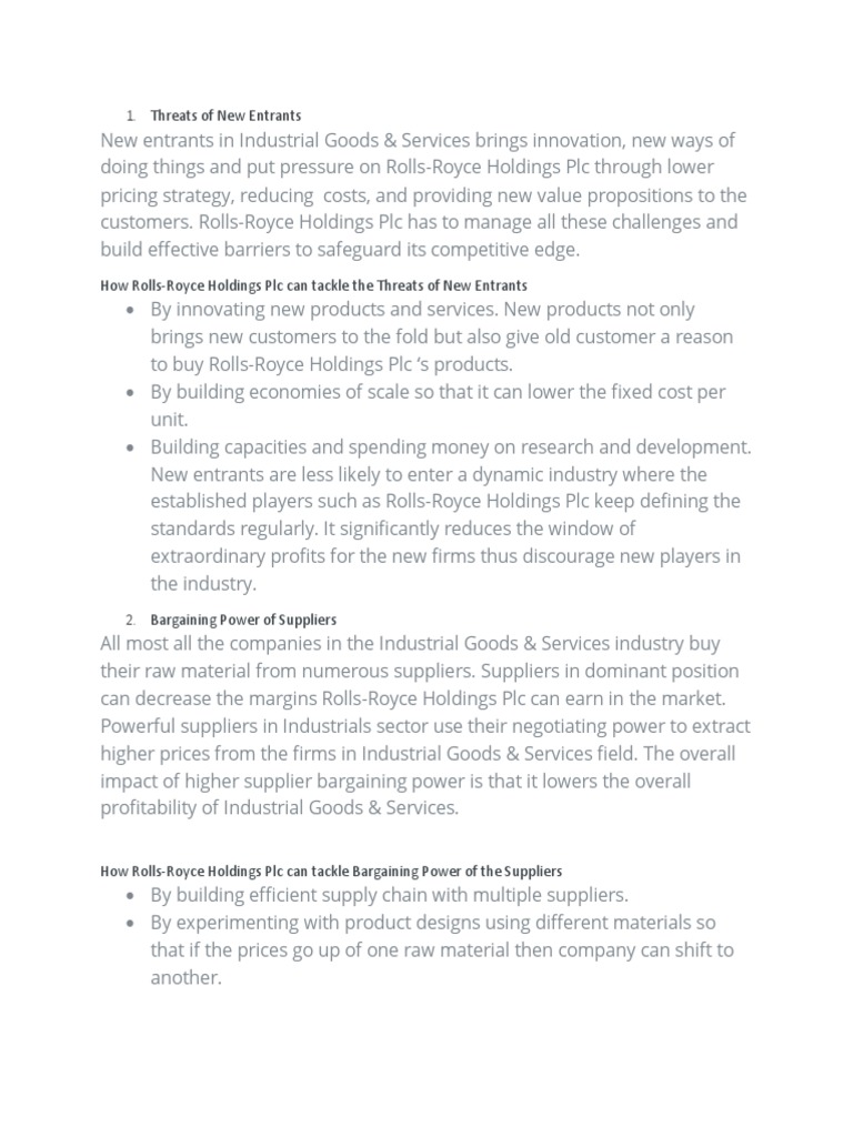 Porter s 5 Forces PDF Supply Chain Profit Economics 