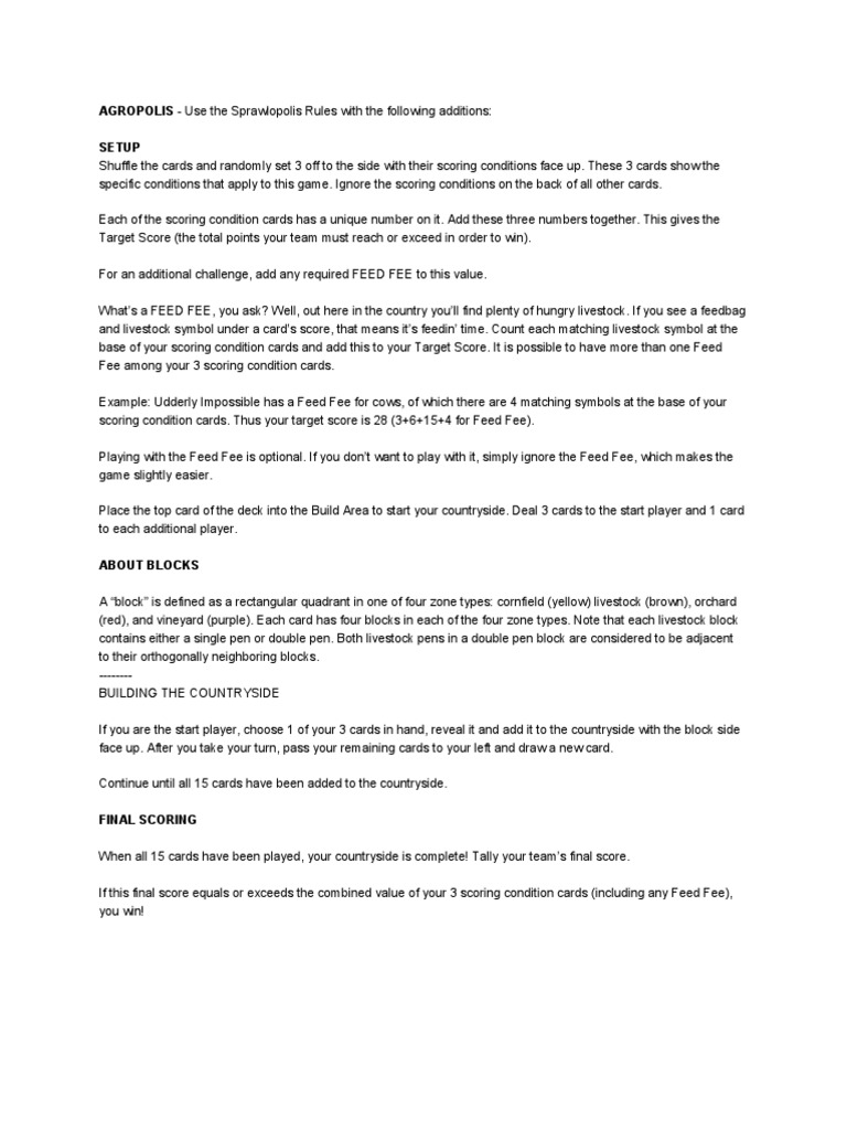 Agropolis Agropolis PNP Preview Kickstar 163730 | PDF