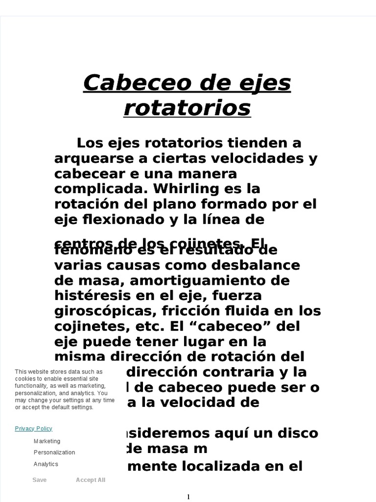 Pdf-Cabeceo Compress | PDF | Fenomeno fisico | Ingeniería mecánica