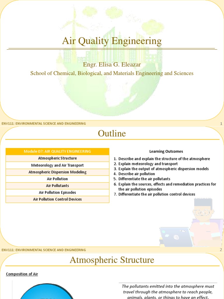 Air Quality Engineering Overview | PDF | Atmosphere Of Earth | Cloud