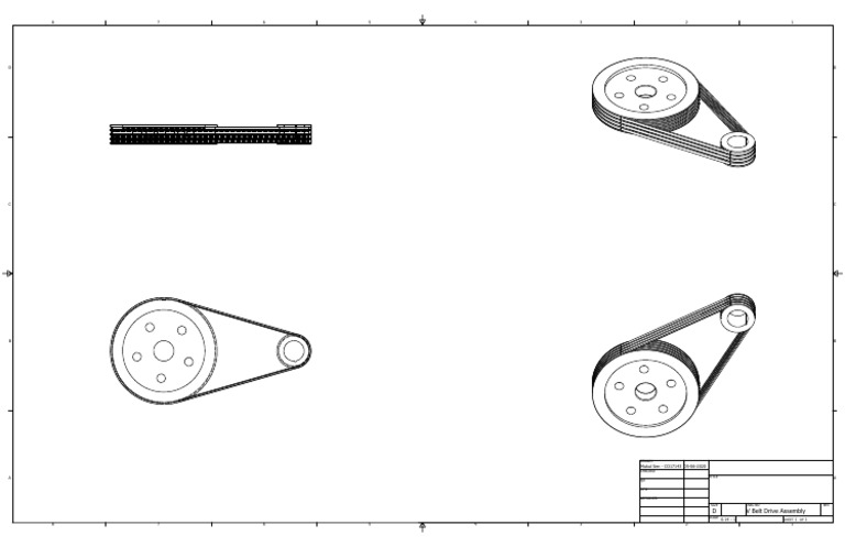 V Belt Drive Assembly | PDF
