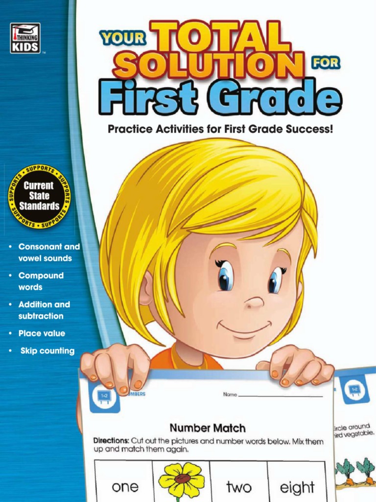 Your Total Solution For First Grade Workbook | PDF